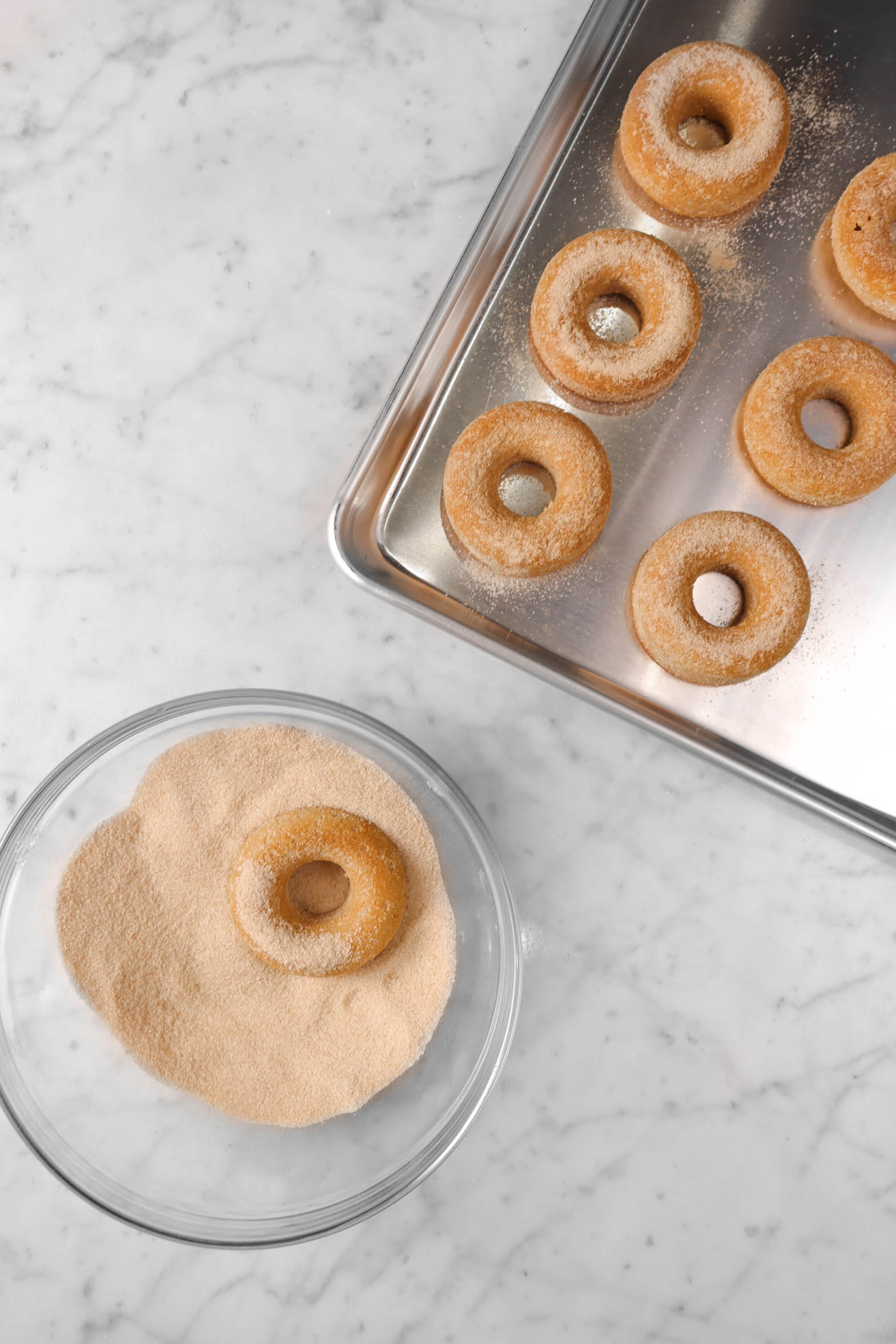 Cinnamon Spiced Baked Donuts - Bakers Table