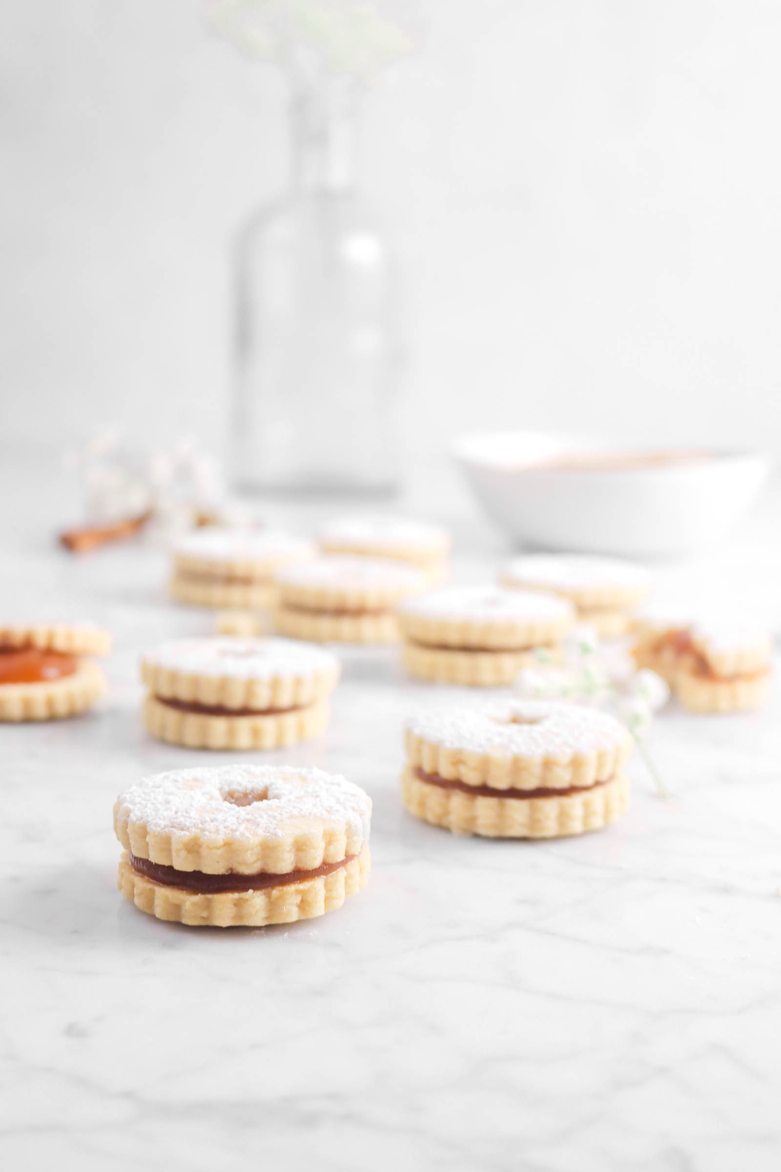 Spiced Apple Butter Linzer Cookies - Bakers Table
