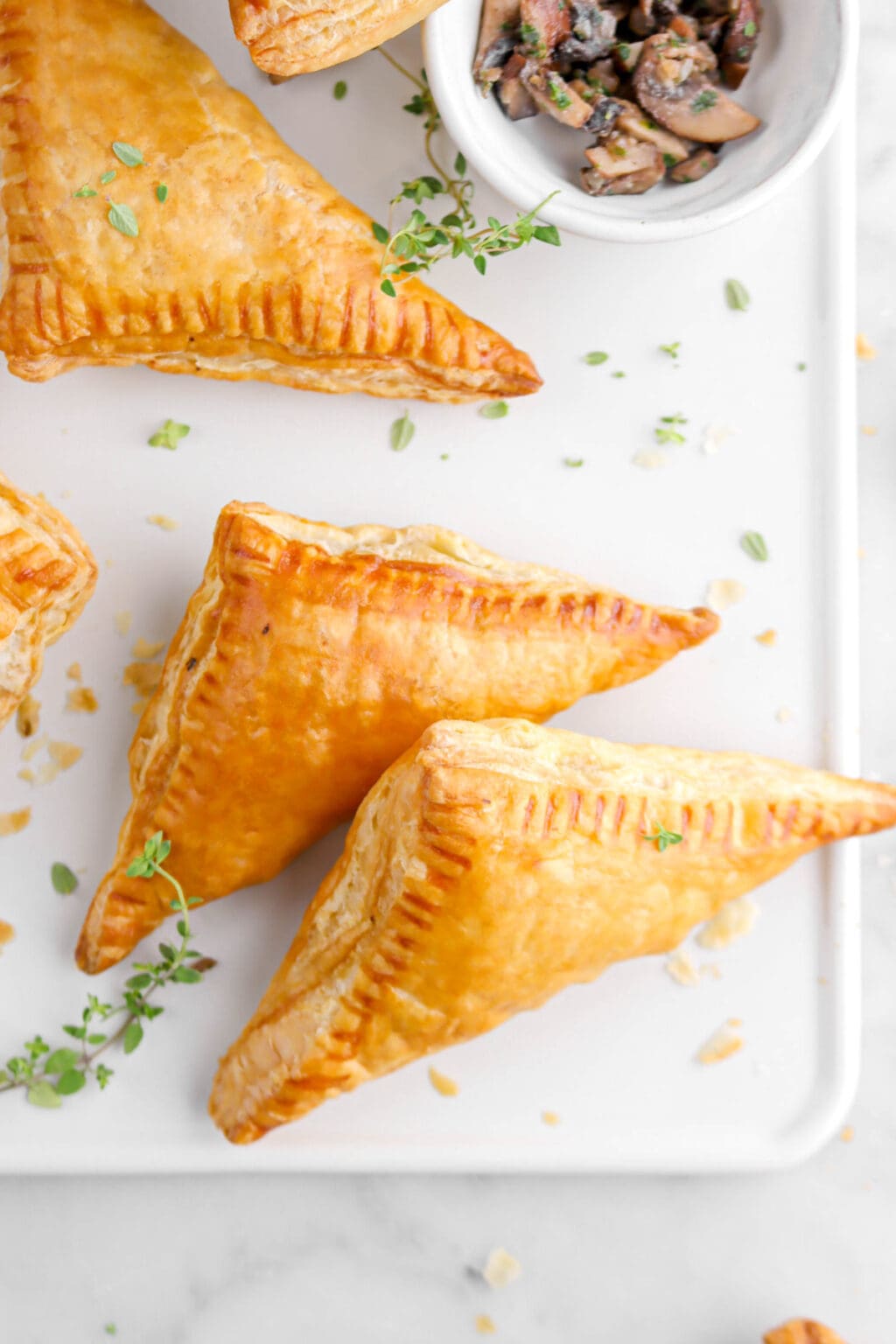 Mushroom Duxelles and Goat Cheese Turnovers - Bakers Table