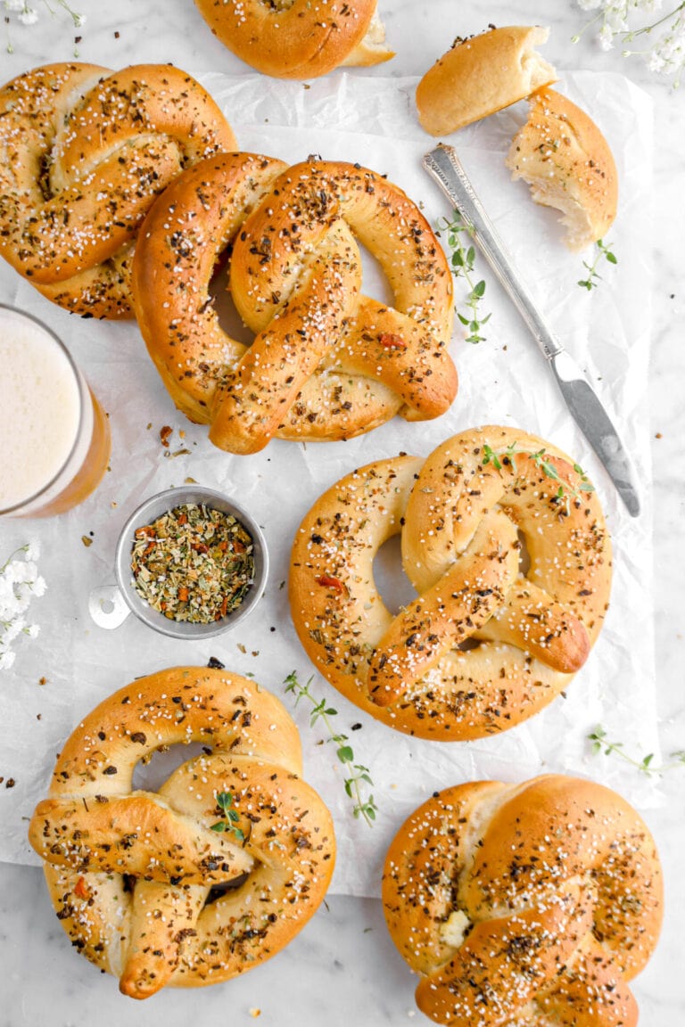 Jumbo Goat Cheese Stuffed Soft Pretzels - Bakers Table