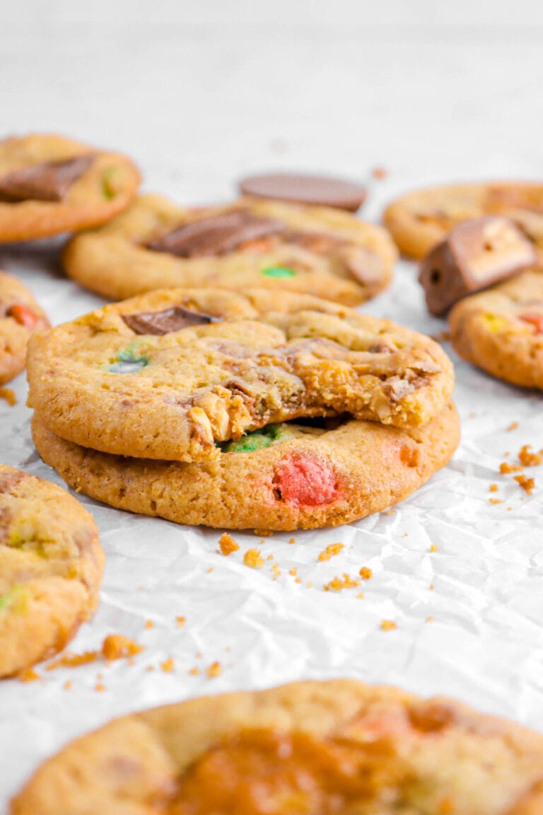 Leftover Halloween Candy Cookies - Bakers Table