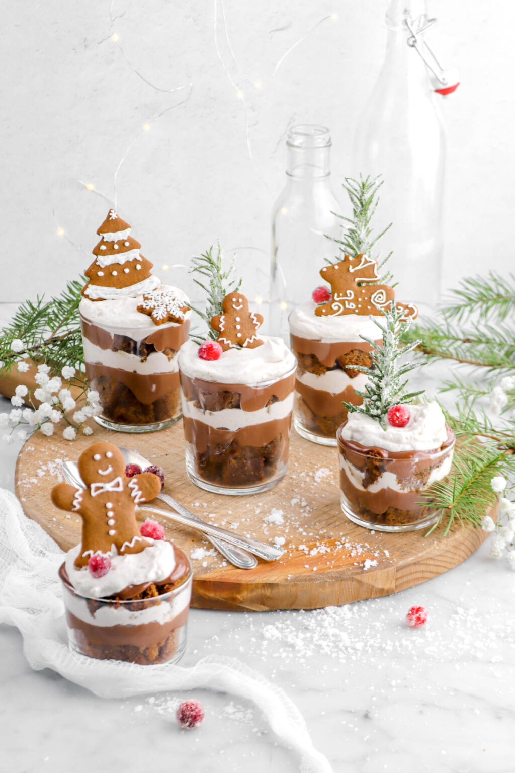 Gingerbread and Chocolate Pudding Trifle with Spiced Chantilly Cream ...