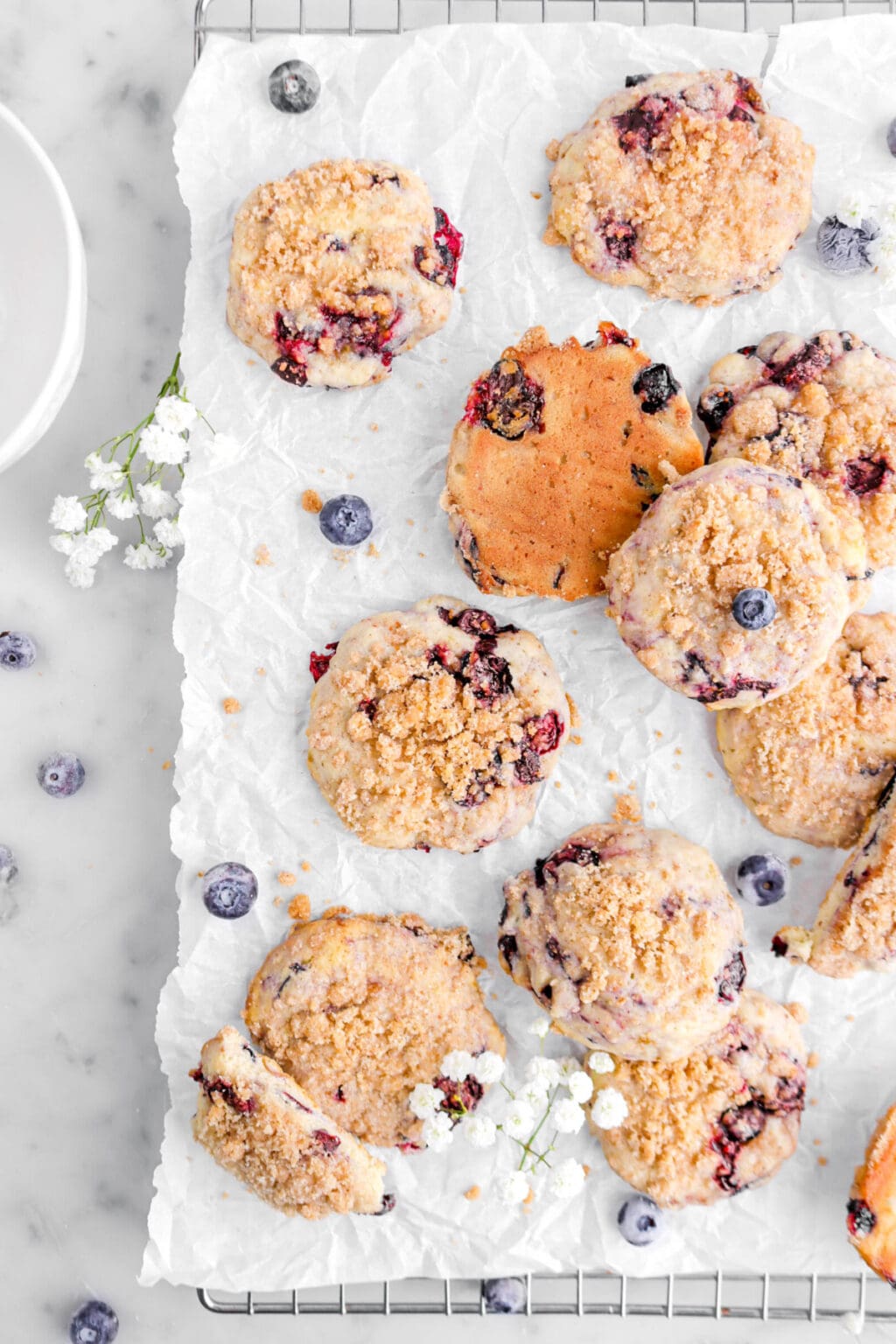 Blueberry Muffin Cookies - Bakers Table