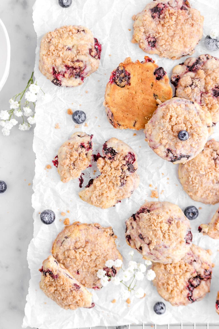 Blueberry Muffin Cookies - Bakers Table