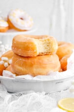 Glazed Lemon Doughnuts - Bakers Table
