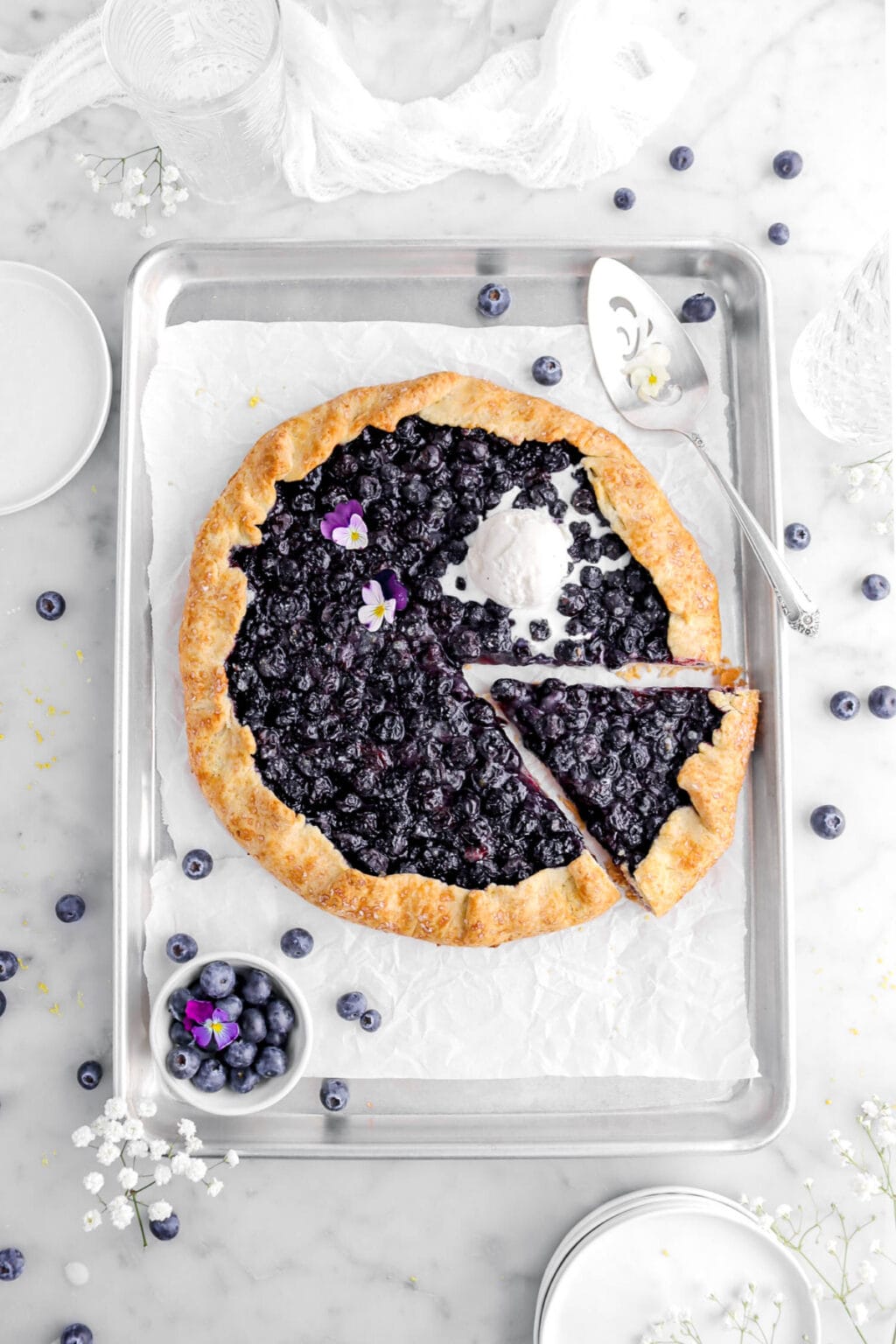 Blueberry Galette - Bakers Table