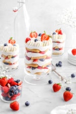No Bake Summer Berry and Ladyfinger Trifle - Bakers Table