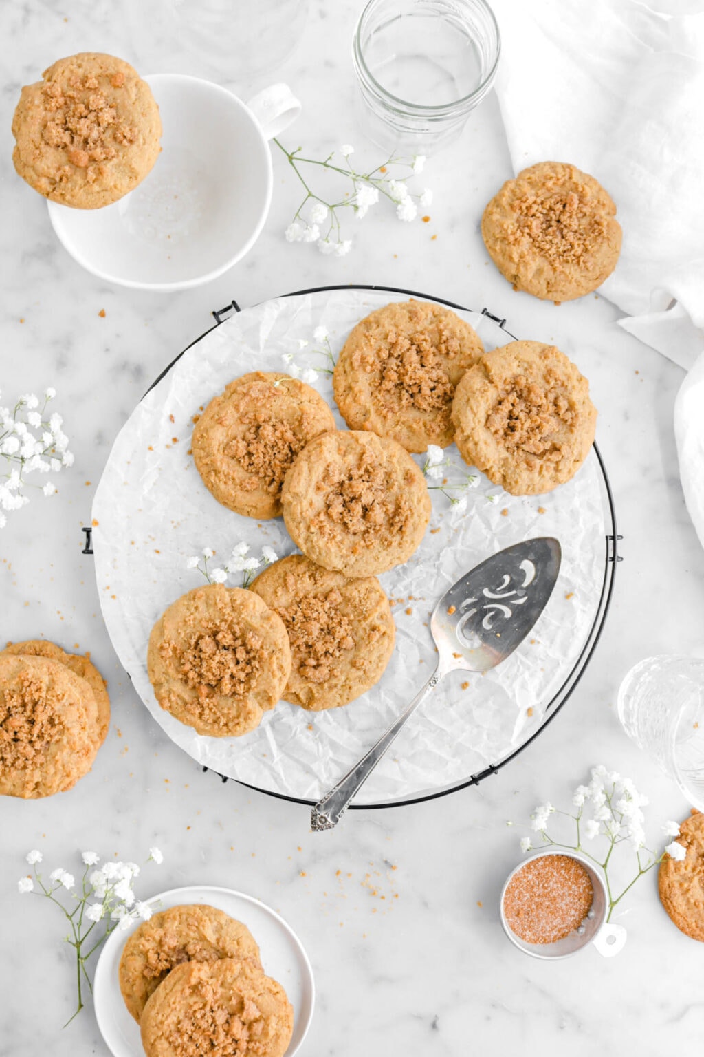 Cinnamon Streusel Coffee Cake Cookies - Bakers Table