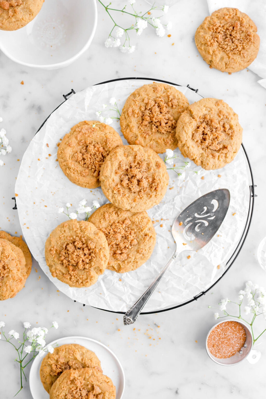 Cinnamon Streusel Coffee Cake Cookies - Bakers Table