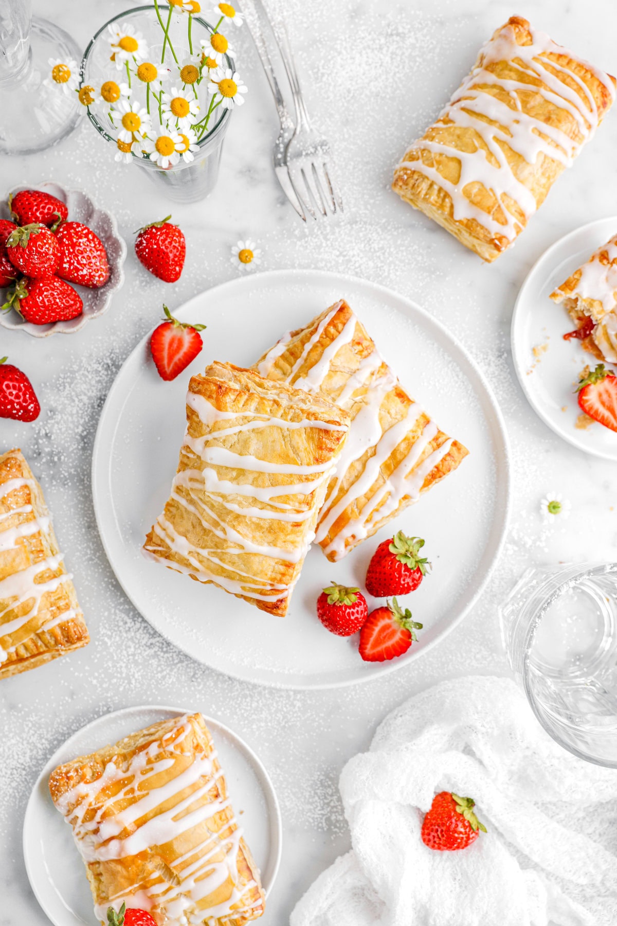 Homemade Strawberry Toaster Strudel - Bakers Table