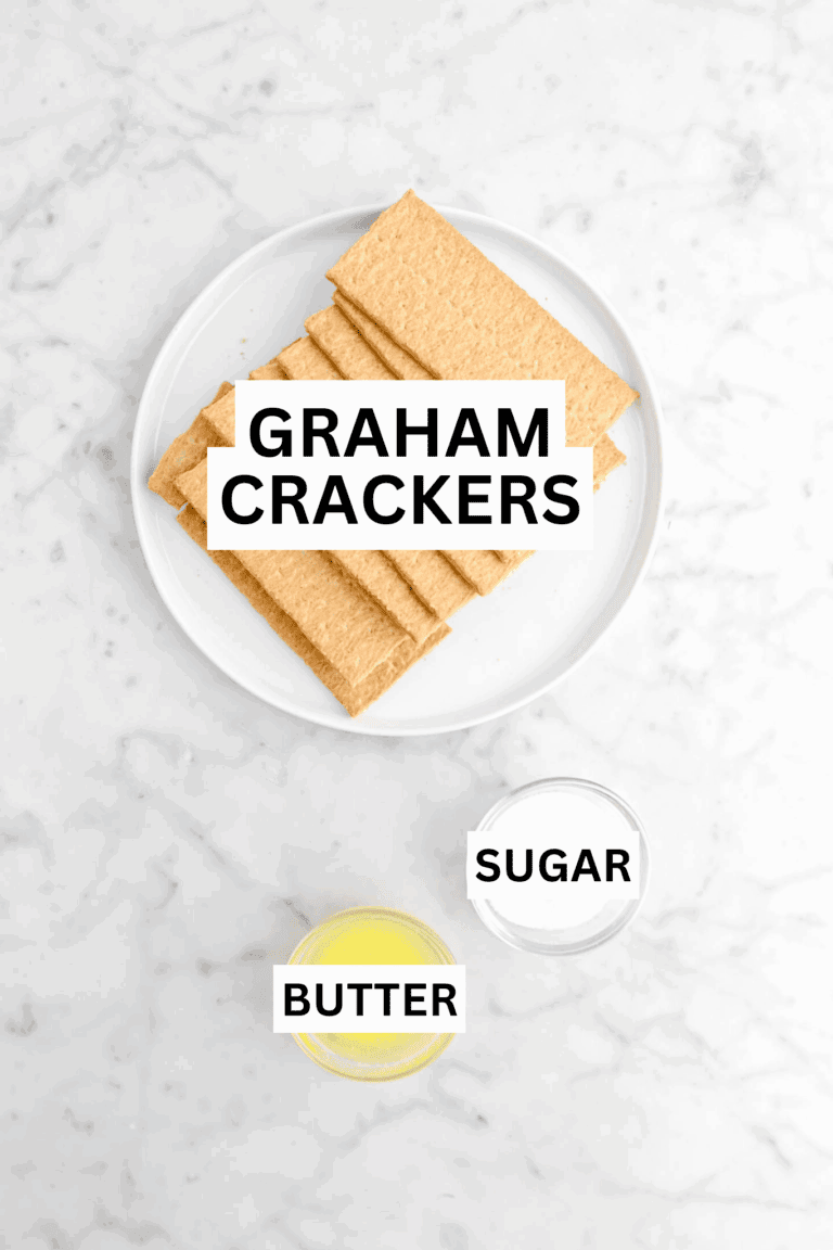 Graham Cracker Crust Recipe (Easy + 3 Ingredients) - Bakers Table